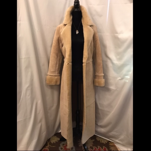 Express | Jackets & Coats | Express Long Leather Coat | Poshmark